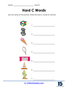 Hard C Worksheets - 15 Worksheets.com