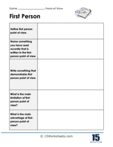 Point of View Worksheets | Reading Skills - 15 Worksheets.com