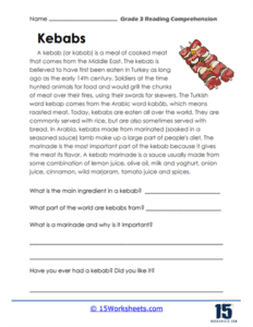 Grade 3 Reading Comprehension Worksheets - 15 Worksheets.com