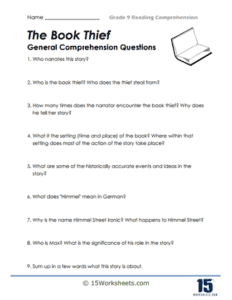 Grade 9 Reading Comprehension Worksheets - 15 Worksheets.com