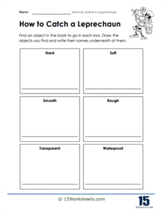 How to Catch a Leprechaun Worksheets - 15 Worksheets.com