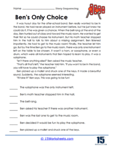 Story Sequencing Worksheets - 15 Worksheets.com