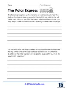 Polar Express Worksheets | Classic Literature - 15 Worksheets.com