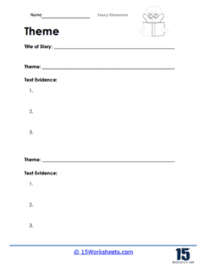 Elements of a Story Worksheets | Narrative Skills - 15 Worksheets.com