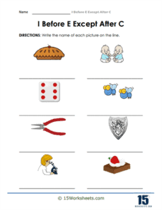 I Before E Except After C Worksheets - 15 Worksheets.com