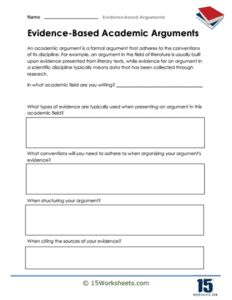 Evidence Based Writing Worksheets | Source Credibility - 15 Worksheets.com
