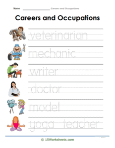 Careers and Occupations Worksheets | Understand Work Roles - 15 ...