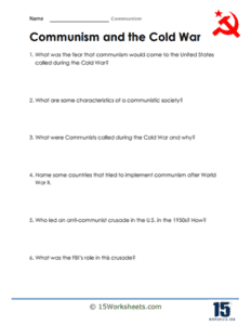 Communism Worksheets - 15 Worksheets.com