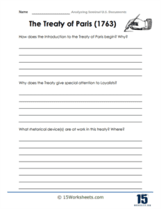 Seminal U.S. Documents Worksheets - 15 Worksheets.com