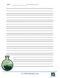 Lined Writing Paper Worksheets - 15 Worksheets.com