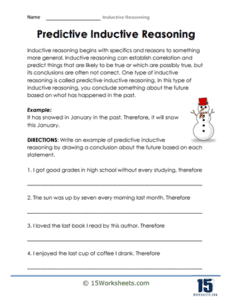 Inductive Reasoning Worksheets - 15 Worksheets.com
