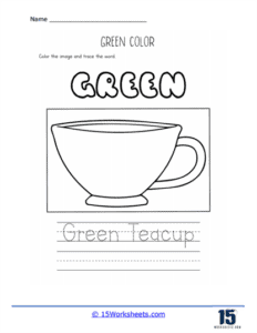 The Color Green Worksheets - 15 Worksheets.com