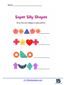 Extend the Pattern Worksheets - 15 Worksheets.com