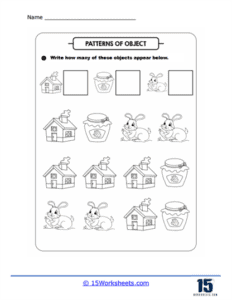 Patterns of Objects Worksheets - 15 Worksheets.com