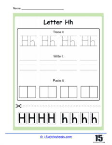 Letter H Worksheets | Alphabet Skills - 15 Worksheets.com
