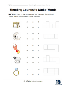 Blending Sounds Worksheets - 15 Worksheets.com