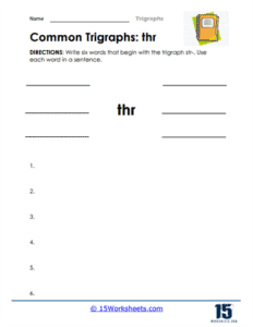 Trigraphs Worksheets - 15 Worksheets.com