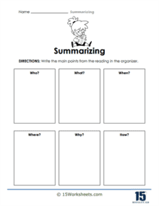 Summarizing Worksheets - 15 Worksheets.com