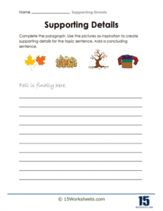 Supporting Details Worksheets - 15 Worksheets.com
