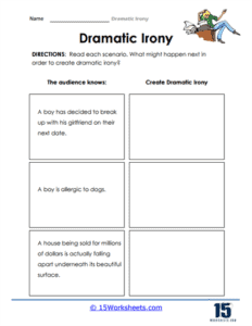 Dramatic Irony Worksheets - 15 Worksheets.com