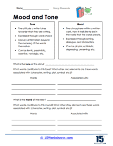 Elements of a Story Worksheets | Narrative Skills - 15 Worksheets.com