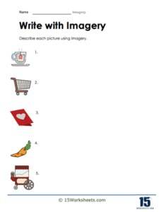 Imagery Worksheets | Figurative Language - 15 Worksheets.com
