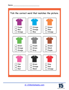 Kindergarten Colors Worksheets | Hues, Tints, and Tones - 15 Worksheets.com