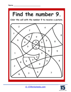 Number 9 Worksheets | Numeracy Skills - 15 Worksheets.com
