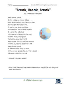 Grade 10 Reading Comprehension Worksheets - 15 Worksheets.com