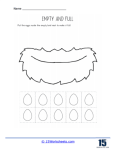 Empty vs. Full Worksheets | Measure Comparisons - 15 Worksheets.com