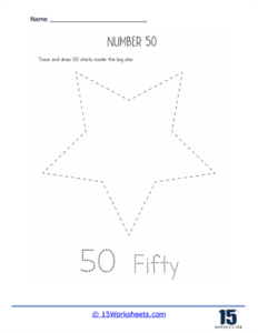 Number 50 Worksheets - 15 Worksheets.com