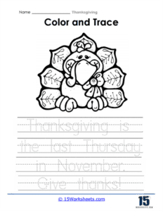 Thanksgiving Worksheets | Turkey Day Activities - 15 Worksheets.com