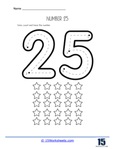 Number 25 Worksheets - 15 Worksheets.com