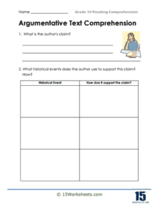 Grade 10 Reading Comprehension Worksheets - 15 Worksheets.com