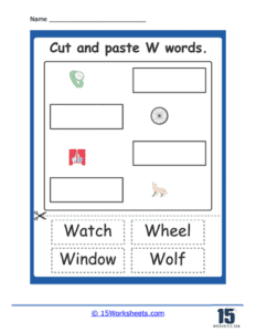 Letter W Worksheets | A-Z Compilation Series - 15 Worksheets.com