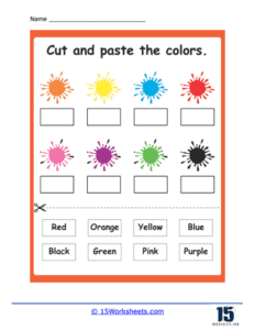 Learning Colors Worksheets - 15 Worksheets.com