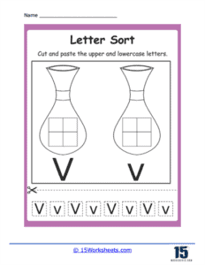 Letter V Worksheets - 15 Worksheets.com
