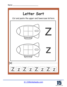 Letter Z Worksheets | Alphabet Activities - 15 Worksheets.com