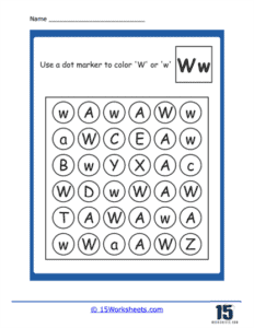 Letter W Worksheets | A-Z Compilation Series - 15 Worksheets.com