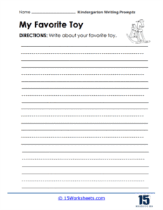 Kindergarten Writing Prompts Worksheets - 15 Worksheets.com