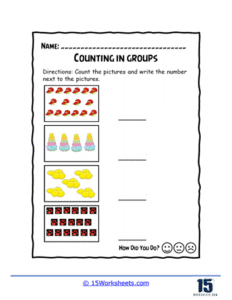 Counting in Groups Worksheets - 15 Worksheets.com