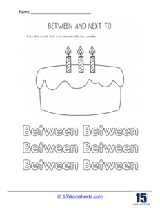 Between and Next To Worksheets - 15 Worksheets.com