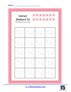 Number 14 Worksheets - 15 Worksheets.com