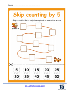 Skip Counting By 5 Worksheets - 15 Worksheets.com