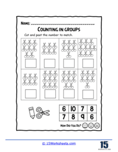 Counting in Groups Worksheets - 15 Worksheets.com