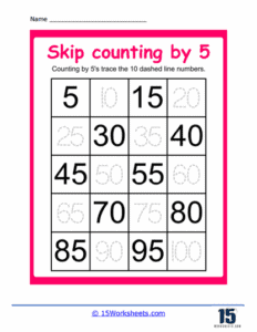 Skip Counting By 5 Worksheets - 15 Worksheets.com