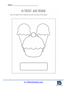 In Front of or Behind Worksheets - 15 Worksheets.com