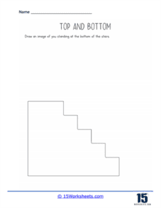 Top or Bottom Worksheets | Positional Vocabulary - 15 Worksheets.com