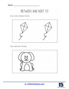 Between and Next To Worksheets - 15 Worksheets.com