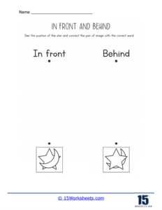 In Front of or Behind Worksheets - 15 Worksheets.com